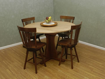Maple Cherry Tall Pedestal Table | Georges Furniture | Lancaster County, PA