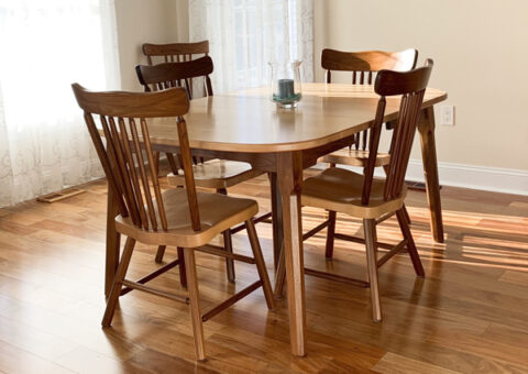 Maple Walnut Ext Table | Georges Furniture | Lancaster County,PA