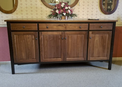 84" Buffet on legs | Georges Furniture | Lancaster County, PA