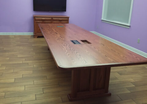 Conference Table, cord storage | Georges Furniture | Lancaster County, PA